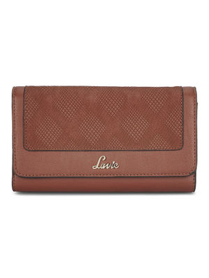 Buy Lavie Brown Naima Trifold Slip Wallet Online
