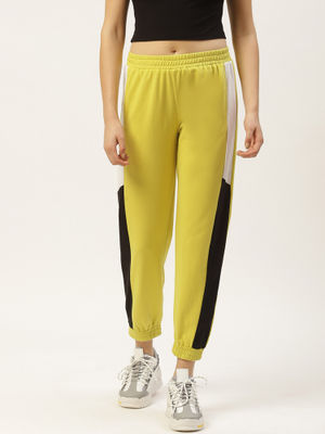 Laabha Track Pants : Buy Laabha Yellow Solid Trackpant Online | Nykaa ...