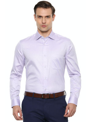 Louis Philippe Formal Shirts : Buy Louis Philippe Purple Formal Shirt ...