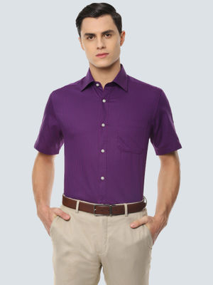 Louis Philippe Formal Shirts : Buy Louis Philippe Purple Formal Shirt ...