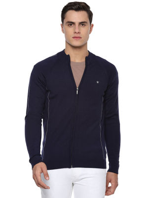 Louis Philippe Sweatshirts : Buy Louis Philippe Navy Blue Sweatshirt (S ...