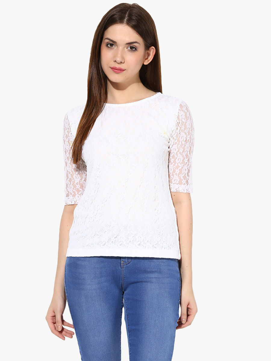White Tops For Women - Buy Trendy White Tops Online | Nykaa Fashion