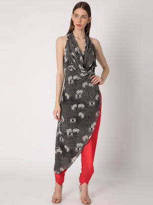 Masaba Salwar Suits and Sets : Buy Masaba Grey Lost Letters Print ...