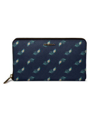 DailyObjects Wallets : Buy DailyObjects Navy Feathers Classic Wallet ...