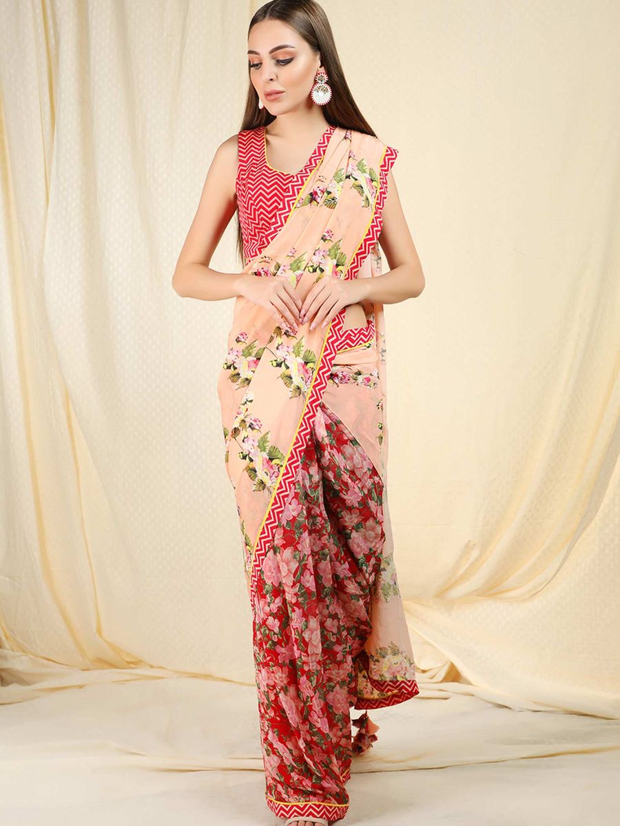 Buy Pre Draped Sarees Online with Classy and Easy to Wear Designs