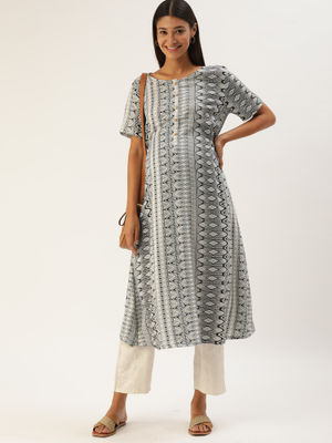 Buy Nejo Feeding/Nursing Maternity Kurta - Multi-Color Online