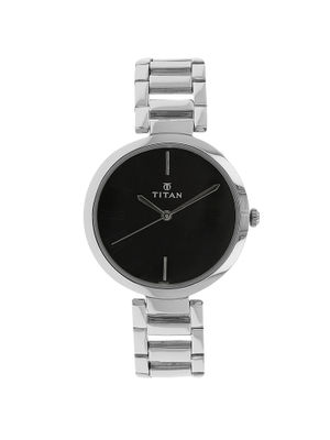 Buy Titan Black Analog Watch -NM2480SM02 Online