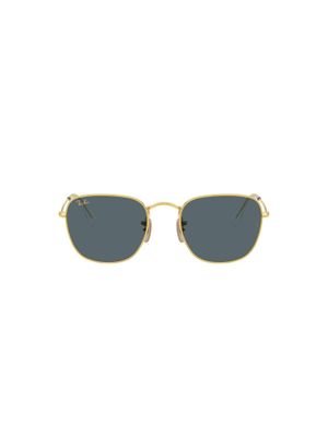 Buy Ray-Ban Gold Square UV Protected Sunglasses - 0RB3857 Online
