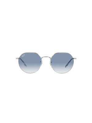 Buy Ray-Ban 0RB3565 Ice Blue Gradient Jack Round Sunglasses - 52.9 mm ...