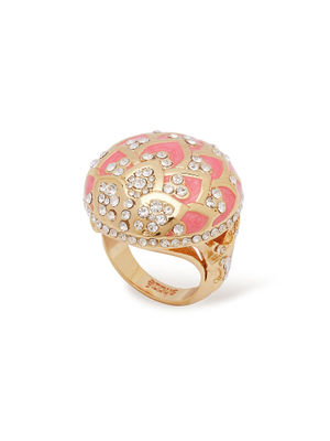 Buy Shaze Pink Water Lotus Ring Online