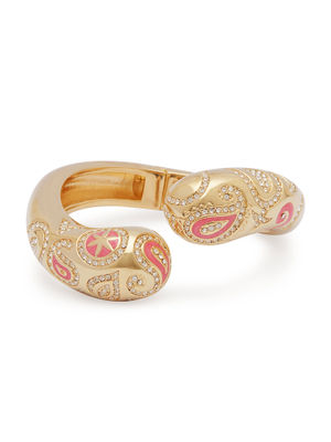 Buy Shaze Pink Paisley Cuff Online