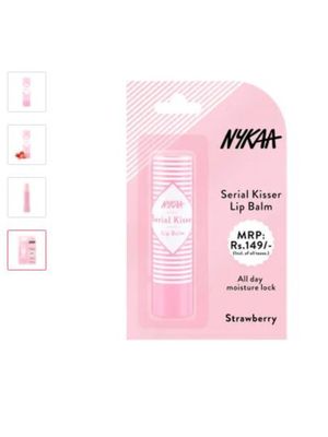 Buy Free Nykaa Serial Kisser Lip Balm - Strawberry - Fg Online
