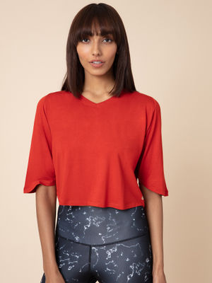 Buy Just Chillin Super Soft Top , Nykd All Day-NYLE 050 - Red Online