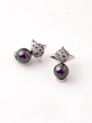 Buy Outhouse Metallic The Lyla Nova Studs Online