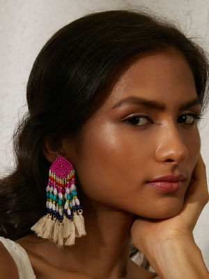 Buy Pipa Bella by Nykaa Fashion Bohemian Tassel Earrings Online