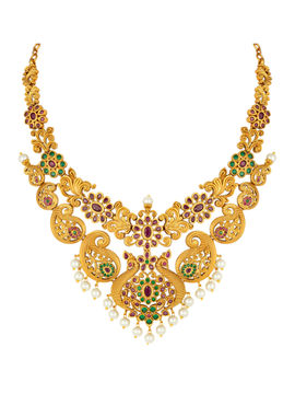 Ashta Lakshmi Mudra Gold Necklace | atelier-yuwa.ciao.jp