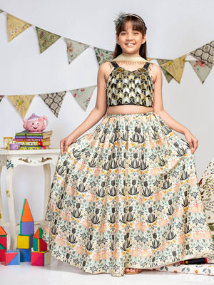 PS Kids by Payal Singhal Lehenga Set : Buy PS Kids By Payal Singhal ...