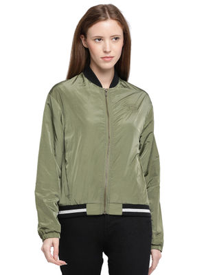 Pepe Jeans Jackets and Coats : Buy Pepe Jeans Olive Solid Jacket Online ...