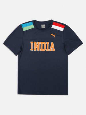 Buy Puma Blue Boys T-Shirt Online