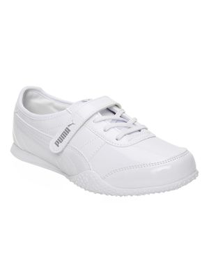Buy Puma Bella V Patent Womens White Casual Sneakers Online