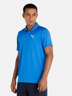 Buy Puma Cr Team Men Blue Polo Online