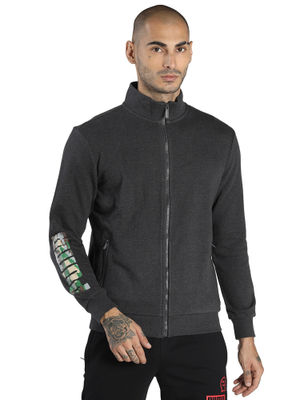 Puma jackets_men_activewear : Buy Puma Mens Grey Casual Sweat Jacket ...