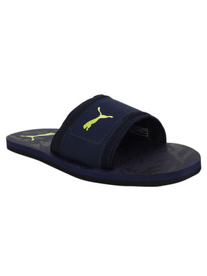 Buy Puma Stellar Slide V4 Unisex Blue Sliders Online