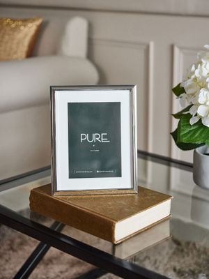 Buy Pure Home + Living Silver Plated Metallic Photo Frame - Medium Online