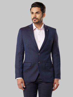 Raymond Blazers And Coats : Buy Raymond Dark Blue Blazers Online ...