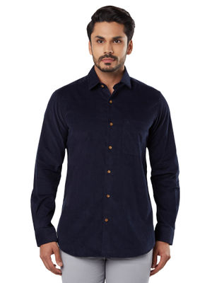 Raymond Casual Shirts : Buy Raymond Navy Blue Shirt (46) Online | Nykaa ...