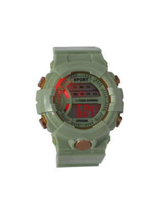 Buy Spiky Sporty Light Watch With Brown Dial Green Strap REST_BRN_LT ...