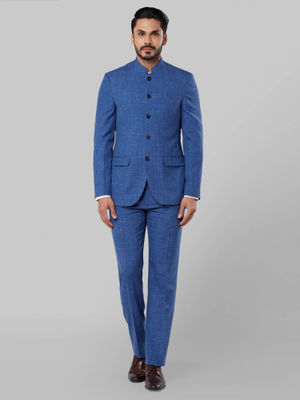 Raymond Suits : Buy Raymond Blue Solid Blazer With Trouser (Set of 2 ...