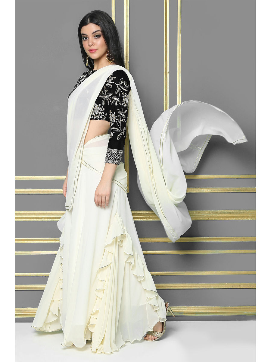 Buy Pre Draped Sarees Online with Classy and Easy to Wear Designs