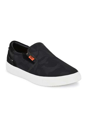 Buy Hitz Men's Black Slip-on Casual Sneaker shoes Online