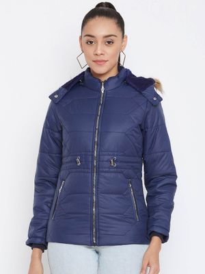 Spirit Jackets and Coats : Buy Spirit Blue Solid Jacket Online | Nykaa ...