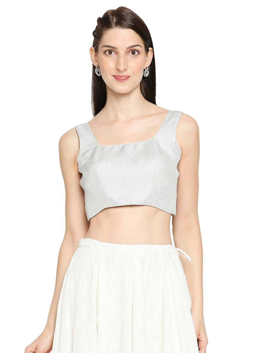 Buy Silver Blouse Collection For Women Online At Best Prices