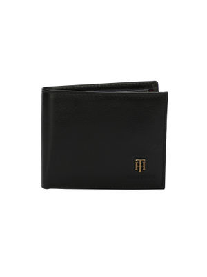 Buy Tommy Hilfiger Ashton Mens Leather Global Coin Wallet Black Online
