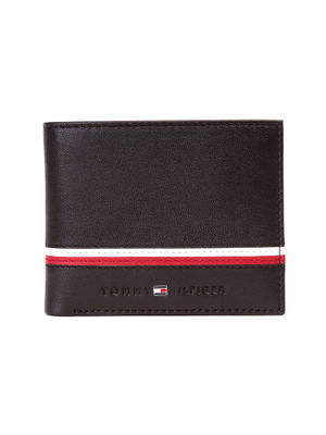 Buy Tommy Hilfiger William Mens Leather Global Coin Wallet Brown Online