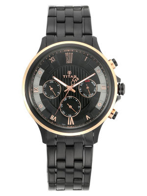 Buy Titan Black Dial Analog Watch -NM1787KM02 Online