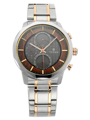 Buy Titan Grey Dial Analog Watch -NM1789KM01 Online