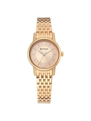Buy Titan 2593WM02 Rose Gold Dial Analog Watch for Women Online