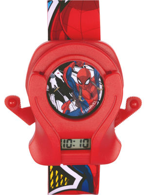 Buy Marvel Kids Spiderman Disc Shooter Digital Watch for 4-15 Years Online