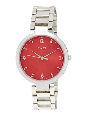 Buy Timex Red Dial Round Analog Watches (TW000X203) Online