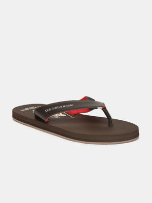 Buy U.S. POLO ASSN. ROLDAN BROWN Flip Flops Online