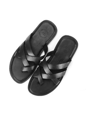 The Brat Army Sandals : Buy Vermont Black Slider Sandals Online | Nykaa ...