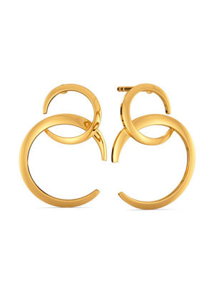 MELORRA Gold : Buy MELORRA 18Kt Whimsical Puffs Gold Earrings Online ...