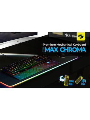 Buy Zebronics Zeb-MAX Chroma Premium Mechanical Gaming Keyboard with ...